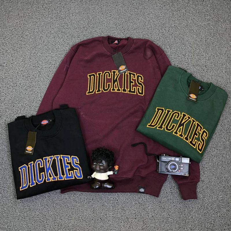 Jual Sweater Crewneck Dickies Logo Bordir (Full Hang tag + Label ...