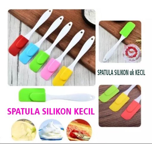 Jual Spatula Silikon Kecil Ukuran Silicone Pengaduk Sutil Mini Prakts ...
