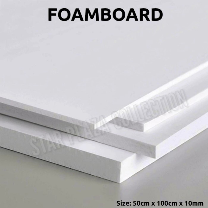 Jual Polyfoam Depron Foamboard 10MM - Dekor / Model Pesawat (50cm x ...