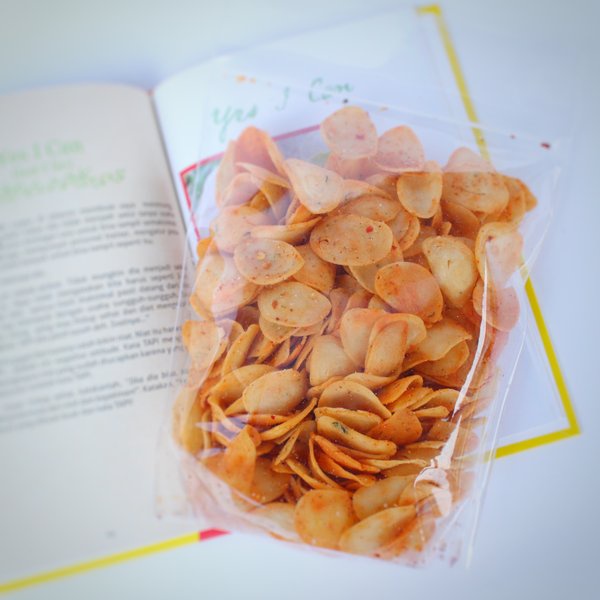 Jual Moring Pedas Morang Moreng 250Gr / Keripik Cimol Kering - Cimoring ...