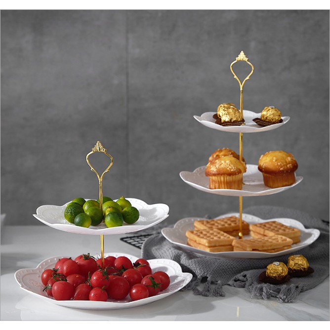 Jual Rak Stand Cupcake 3 tier/ Rak kue 3 tingkat/Rak stand tempat ...