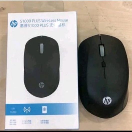 Jual HP s1000 Mouse Wireless USB Optical 1600DPI /HP WIRELESS MOUSE Original | Shopee Indonesia