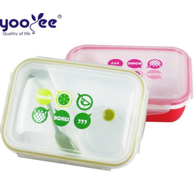 Jual Yooyee Lunch Box 3 Sekat Bento #414 Kotak Bekal Makan + Tempat Sup ...