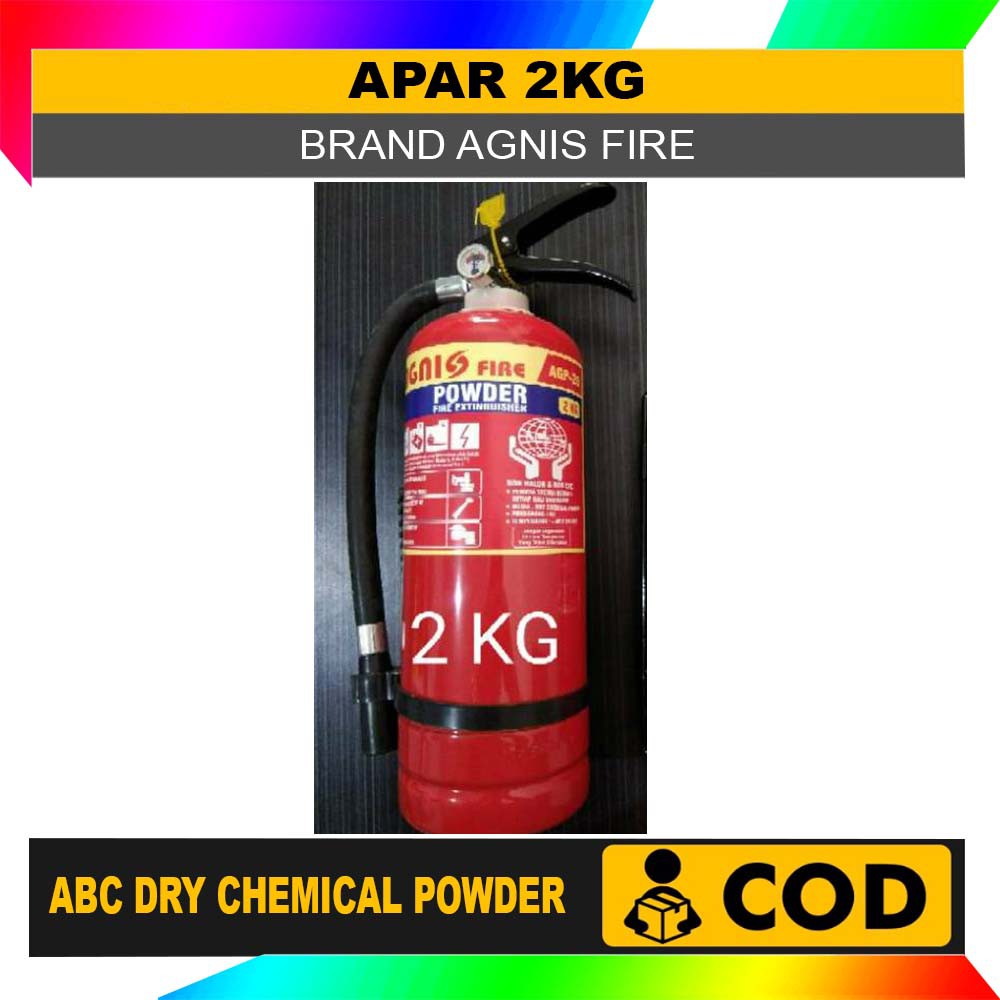 Jual APAR Powder 2Kg merk AGNIS Fire Alat Pemadam Api Tabung Pemadam ...