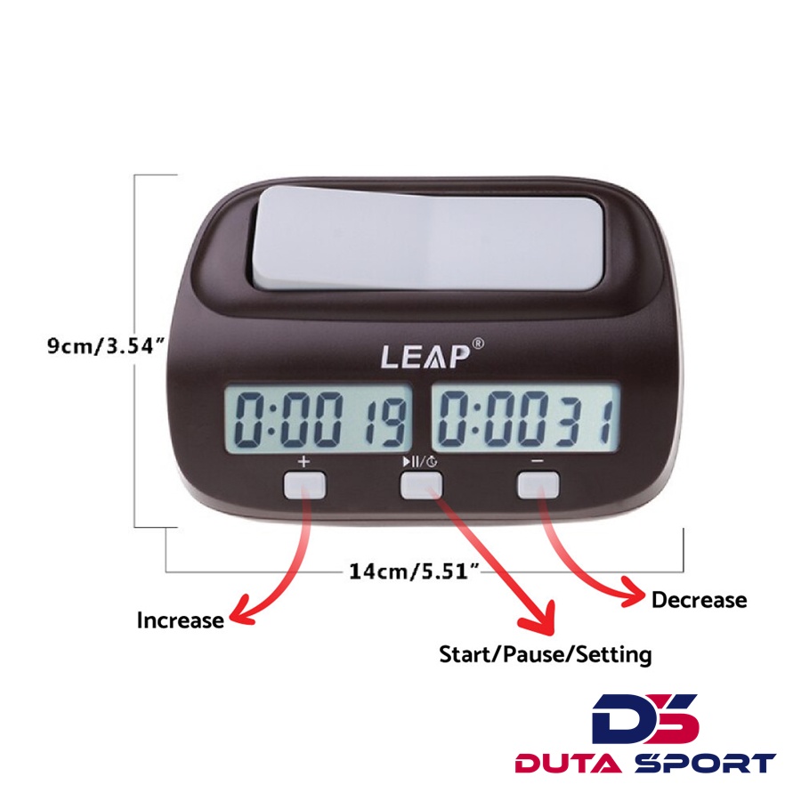 Jual Jam Catur LEAP Digital Chess Clock Count Timer | Shopee Indonesia