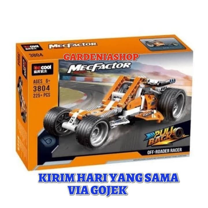 Jual BRICK DECOOL 3804 MECFACTOR PULLBACK OFF ROADER RACER POLAR HUNTER ...