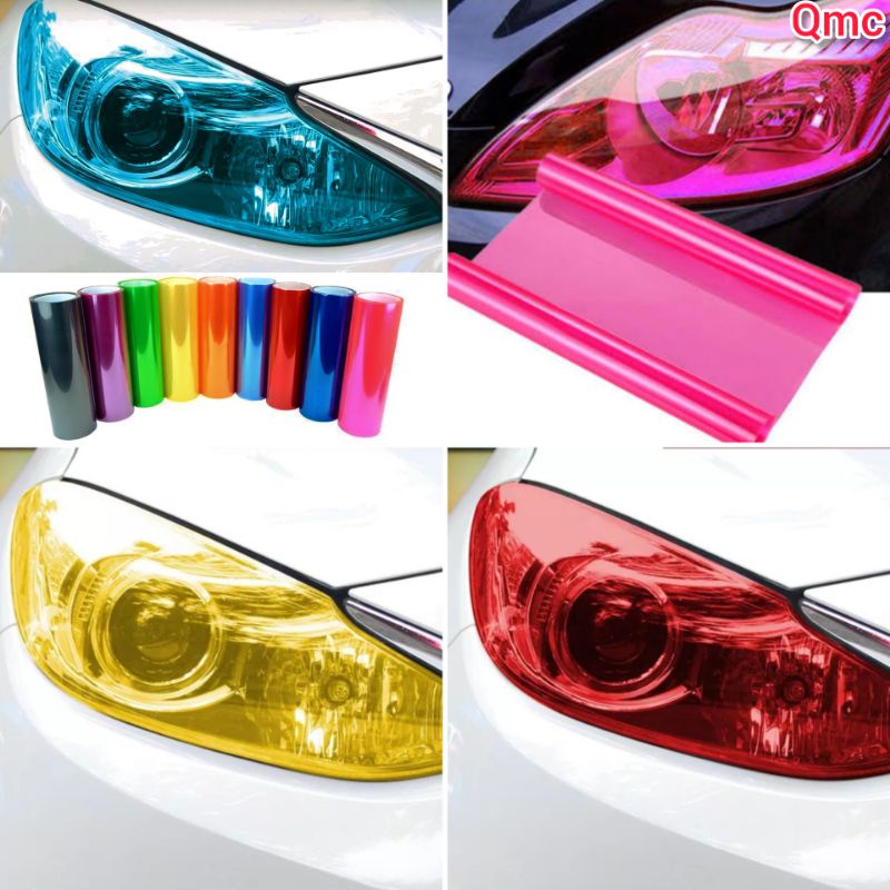 Jual hybrid sticker lampu sticker transparan lebar 30 cm x Panjang 10 ...