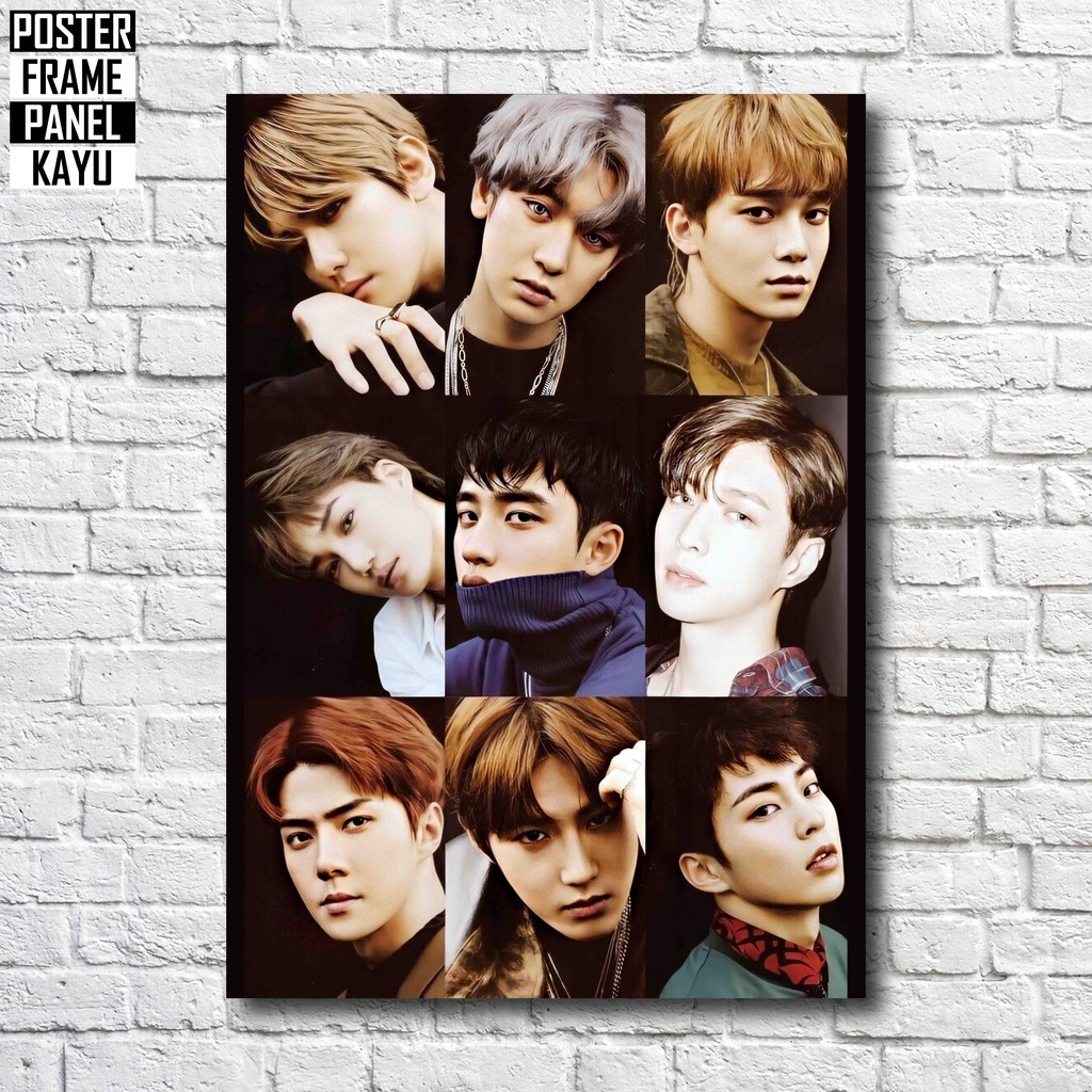 Jual Poster EXO Frame Kayu Solid A4 EXO070 | Shopee Indonesia