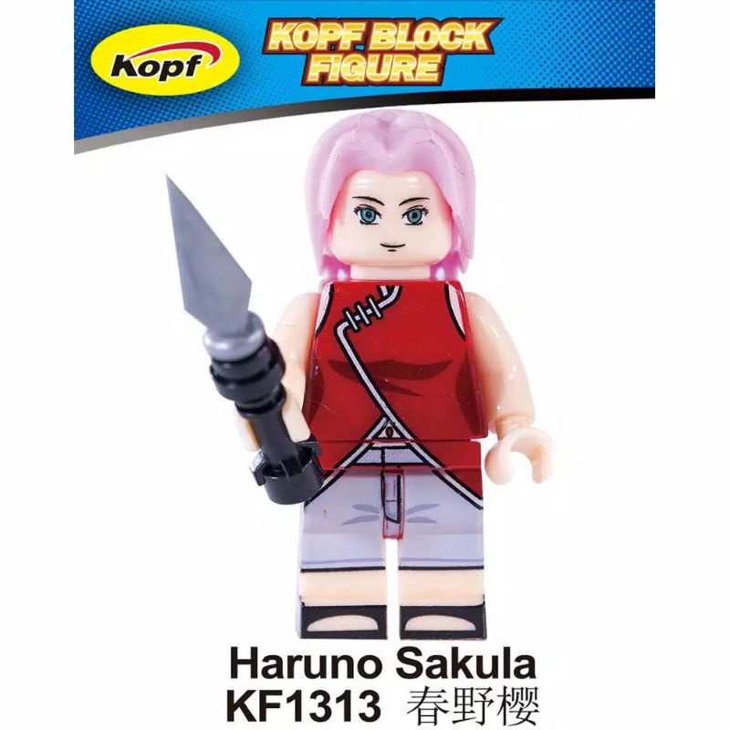 Jual mainan minifigure naruto sakura kf1313 lego edukasi brick blok ...