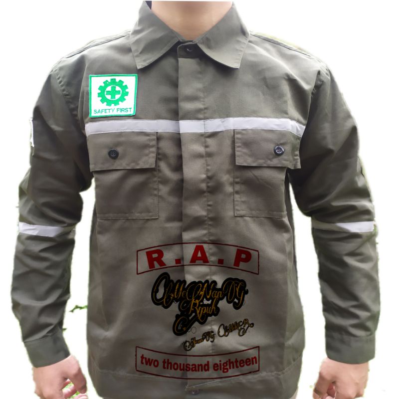 Jual MURAH - wearpack atasan kerja safety proyek/bengkel/las/welder ...