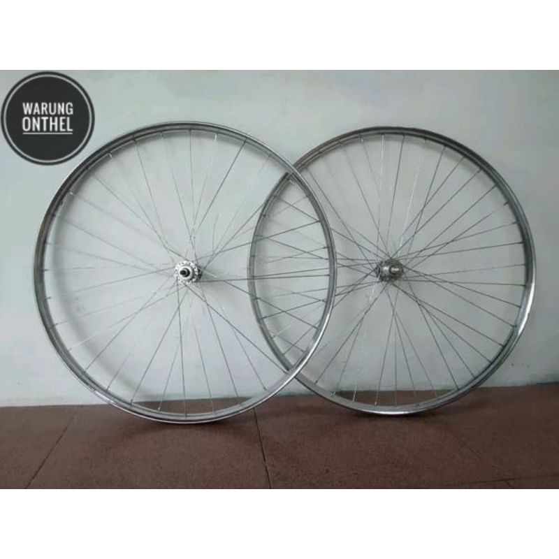 Jual VELG 28x1 1/2 TINGGAL PASANG RODA SEPEDA ONTHEL - VELG RODA SEPEDA ...