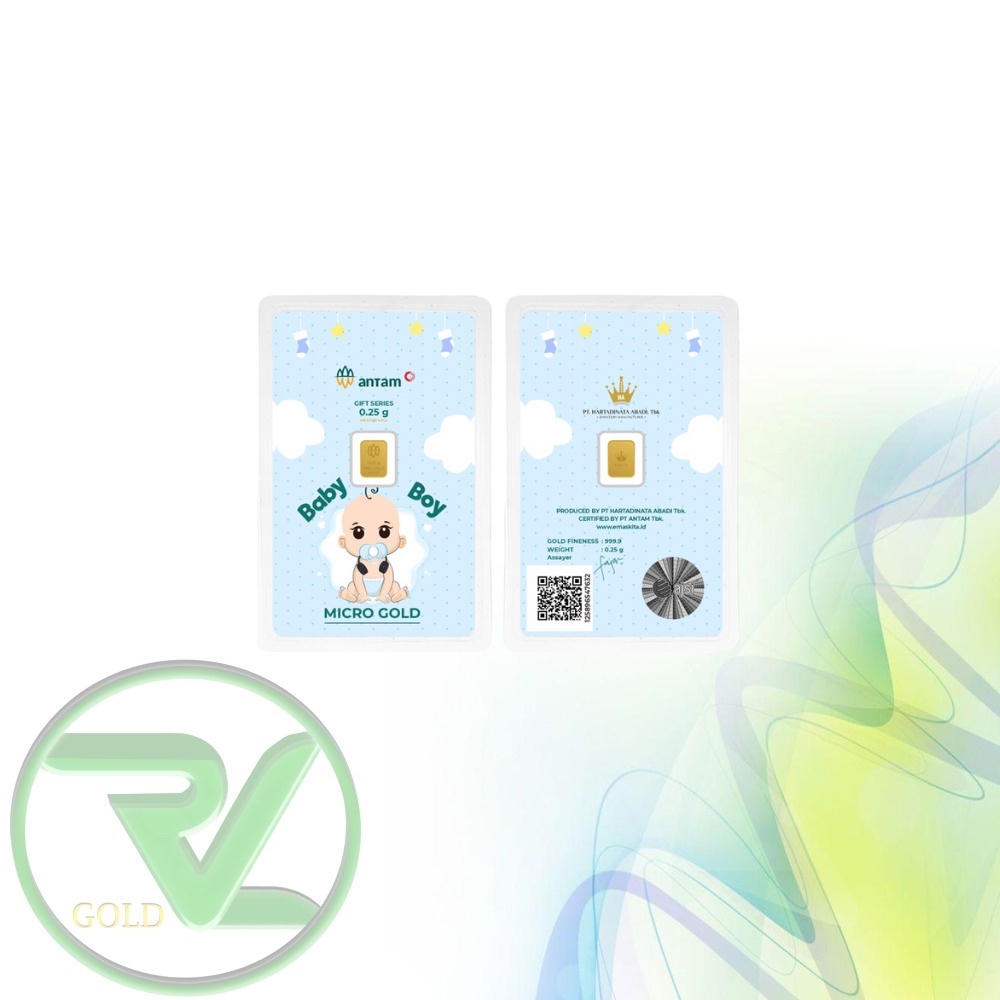 Jual promo!! Rvl Gold Micro Gold Antam Hartadinata (Ha) Berat 0.25 Gram ...