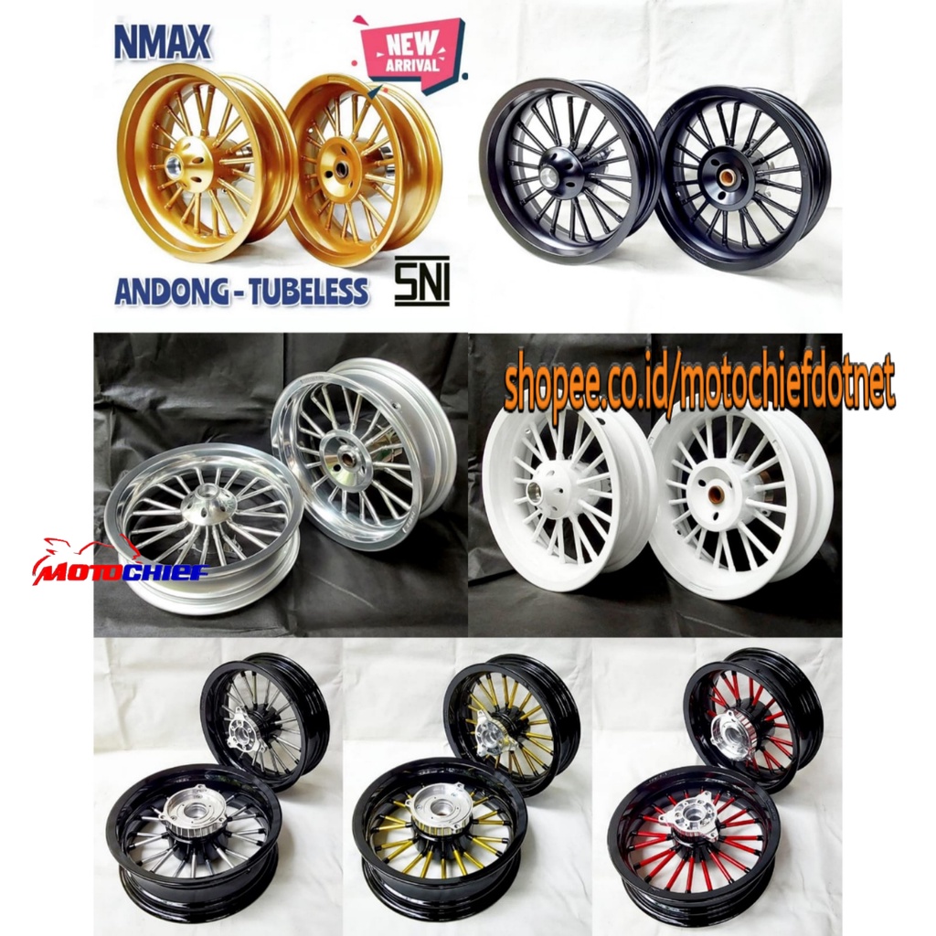 Jual VELG RACING TAPAK LEBAR POWER ANDONG NEW NMAX 155 2020 / NMAX OLD ...