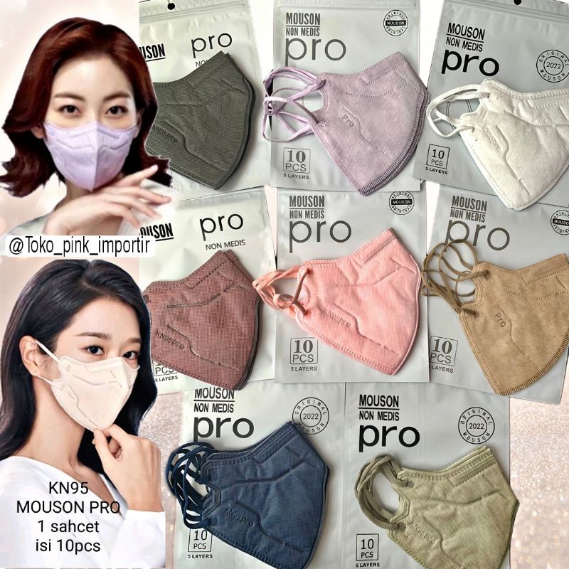 Jual MASKER KN95 MOUSON PRO 5ply | MOUSON PRO MASKER 5PLY ISI 10PCS ...