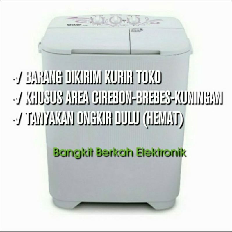 Jual EST-65MW ES-T65MW Mesin Cuci Sharp 2 Tabung Puremagic 6Kg | Shopee ...