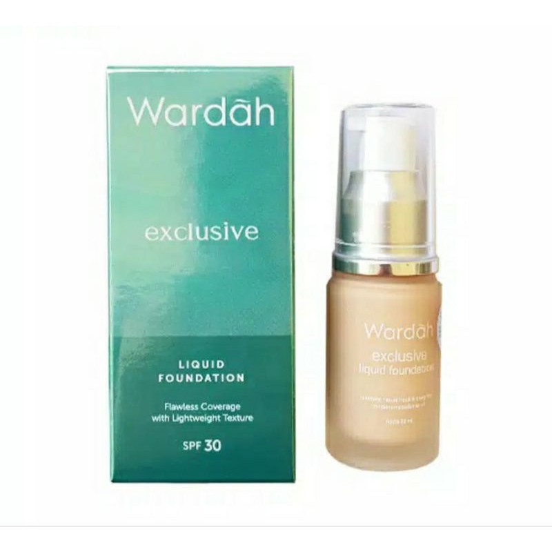Jual Wardah Exclusive Liquid Foundation 20ml | Shopee Indonesia