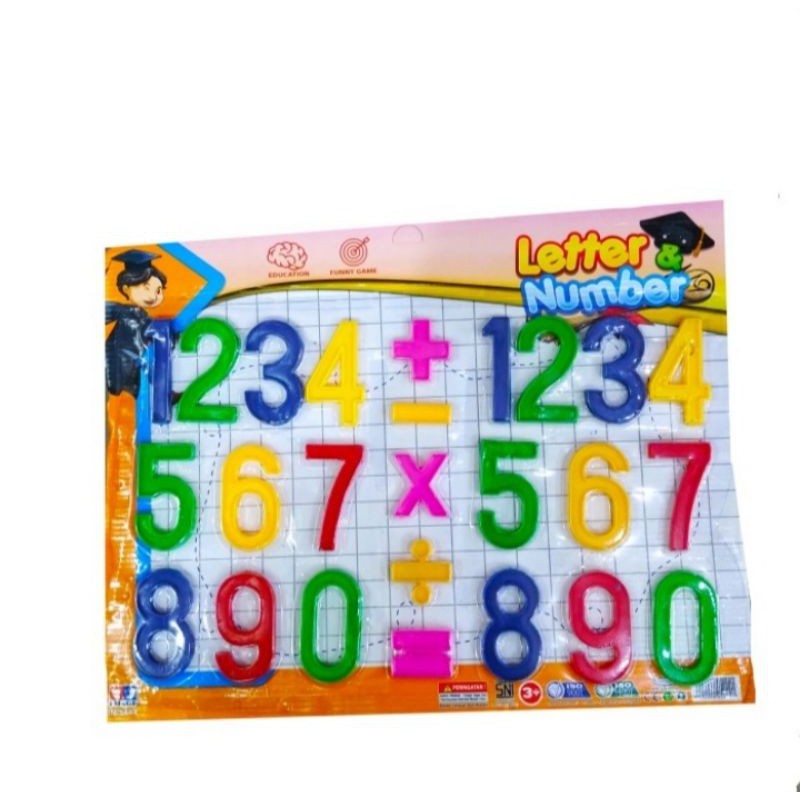 Jual MAINAN EDUKASI ANAK ANGKA SET / MAINAN LETTER ANGKA | Shopee Indonesia