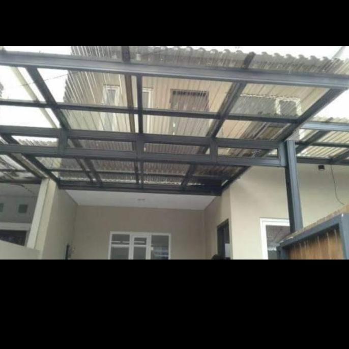 Jual KANOPI BAJA RINGAN COATING + ATAP SOLARTUFF/LUNALITE FULL ...