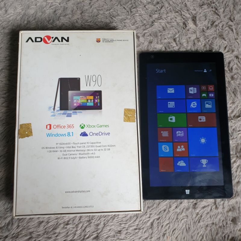 Jual Advan Vanbook W90 Komputer Tablet Advan Vandroid normal siap pakai ...