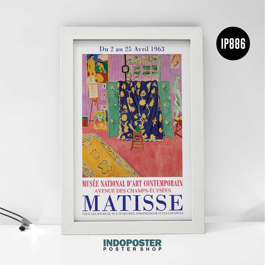 Jual Poster Lukisan Henri Matisse The Pink Studio Exhibition PIPIMOCI ...