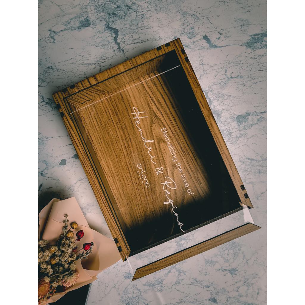 Jual WOODEN BOX CUSTOM DESIGN SIZE 10x15x5cm CUSTOM DESIGN UNTUK COVER ...