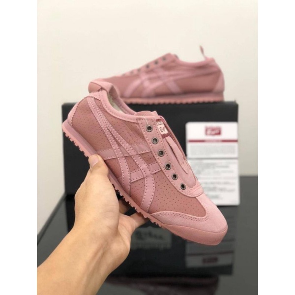 Jual Sepatu Onitsuka Tiger Mexico 66 Deluxe Slip-on Laether Pink Made In Indonesia | Shopee ...