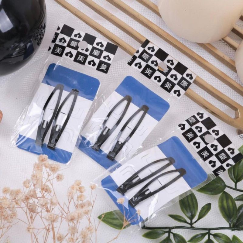 Jual Tc 5 Pasang Jepitan Rambut Tip Top Jepit Tik Tok Card Biru Shopee Indonesia