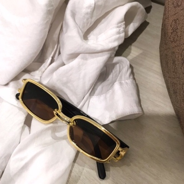 Jual Retro Classic square sunnies | glasses | kacamata hitam aesthetic ...