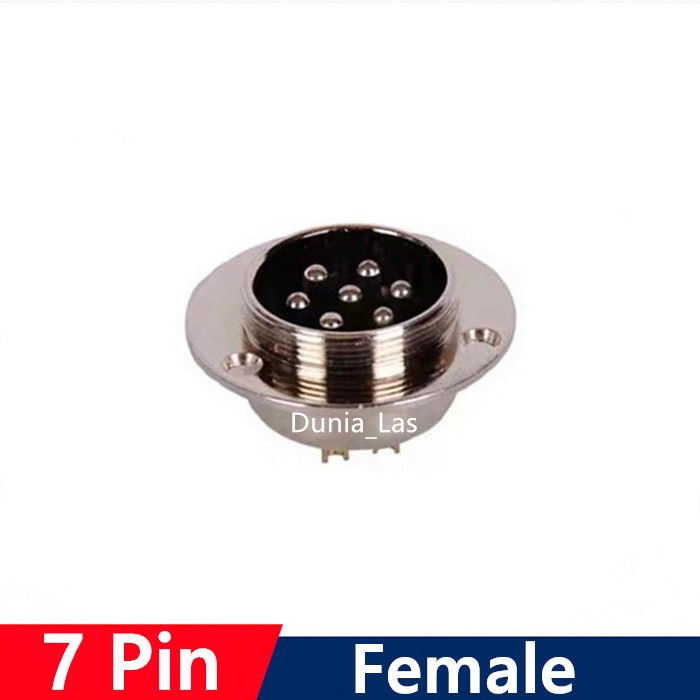 Jual 6pin 7pin 9pin Male Socket Female Plug MIG Wire Feeder Mesin Las ...