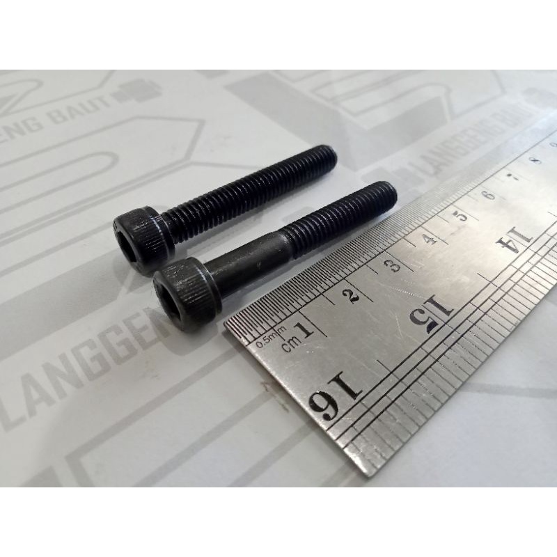 Jual Baut L M6 x 40 HITAM / BAJA KUNCI L 5 M6x40 | Shopee Indonesia
