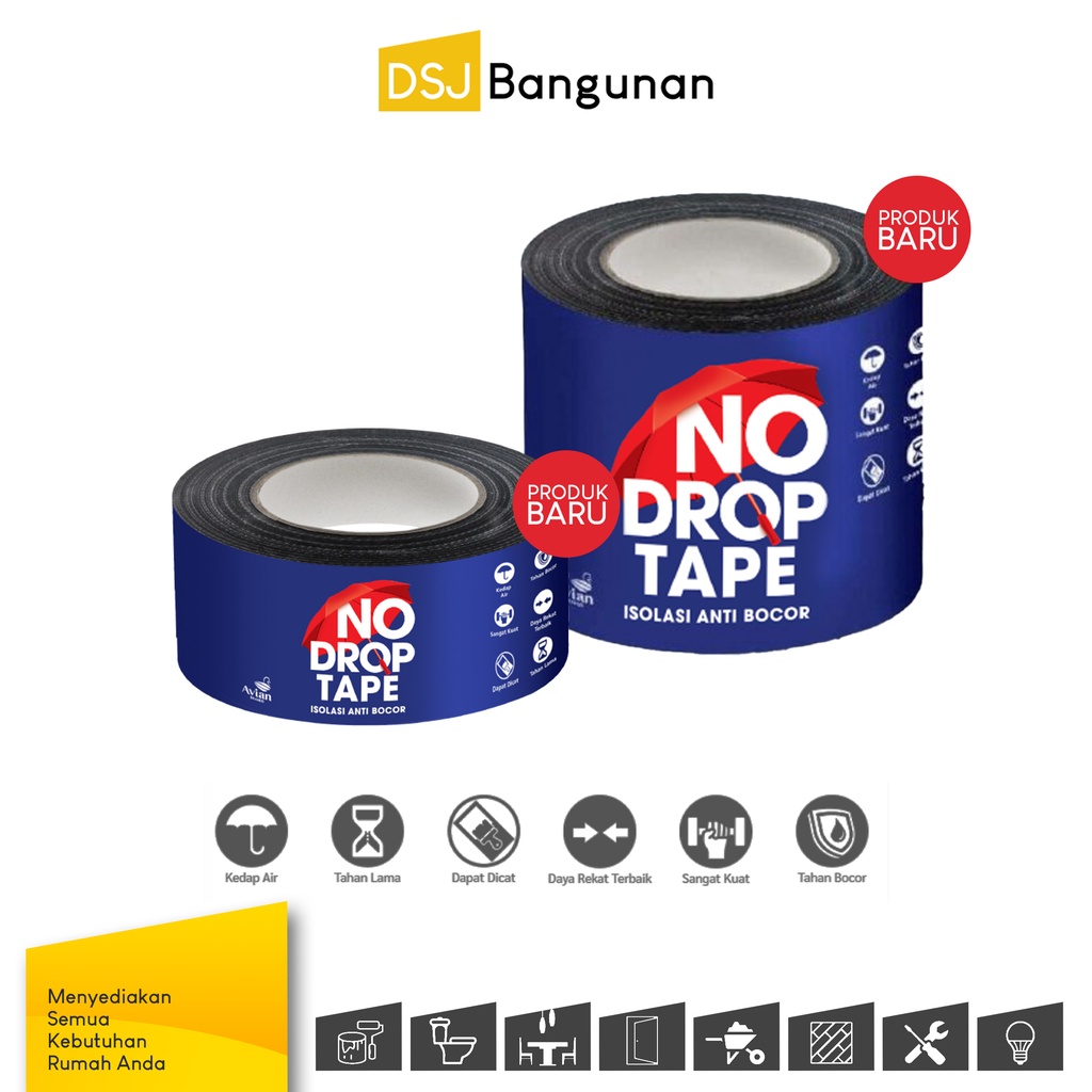 Jual No Drop Tape Lakban isolasi Anti Bocor | Shopee Indonesia