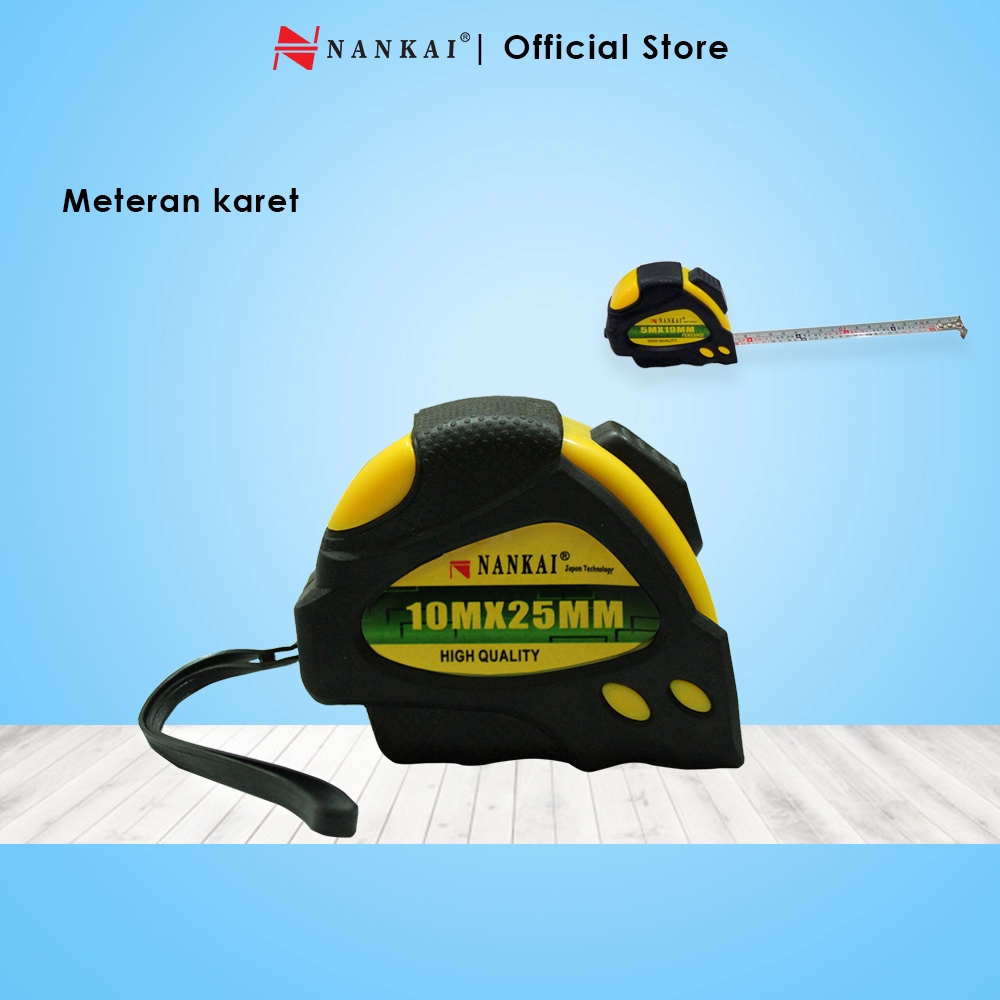 Jual Meteran Karet 10m X 25mm Nankai | Shopee Indonesia