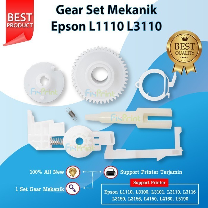 Jual Gear Set Mekanik Printer Epson Gir L1110 L1210 L3110 L3210 L3116 ...