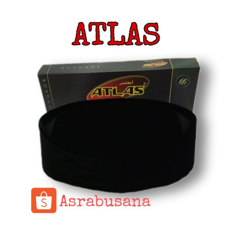 Jual Peci Songkok Hitam Atlas AC Premium | Shopee Indonesia