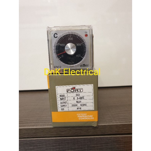 Jual Analog Temperature/Temperatur Thermo Control/Pengatur Suhu FORT ...