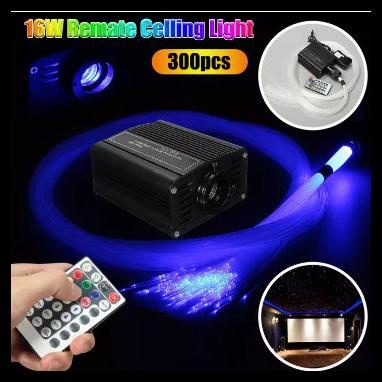 Jual 16W Rgbw Fiber Optic Led Light Star Ceiling Kit 300Buah 2M 0.75Mm ...