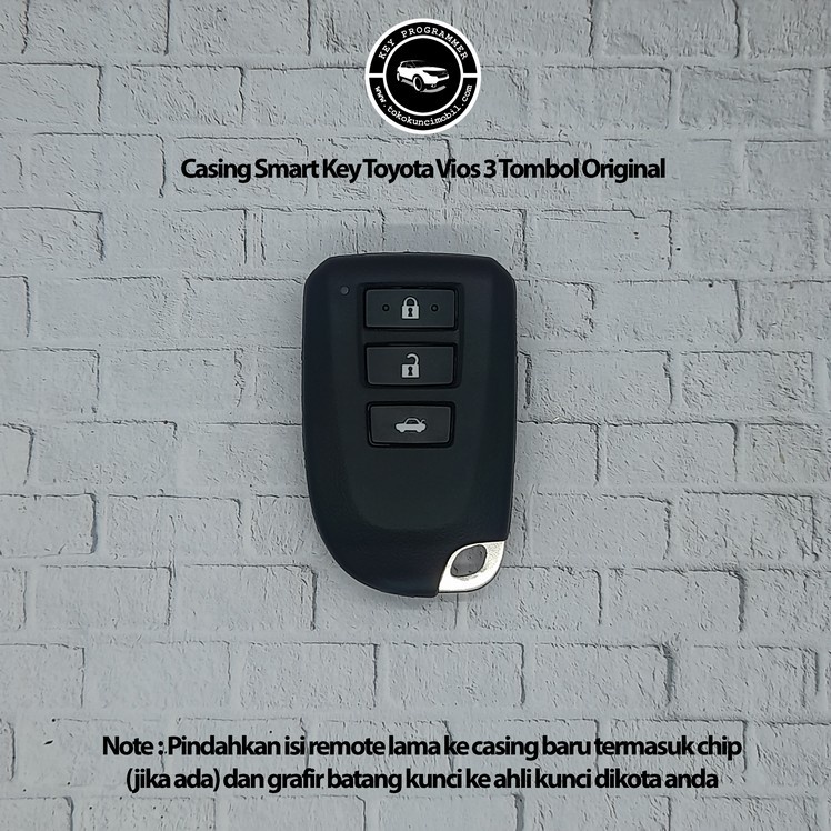 Jual Casing Remote Smart Key Vios 3 Tombol Original | Shopee Indonesia