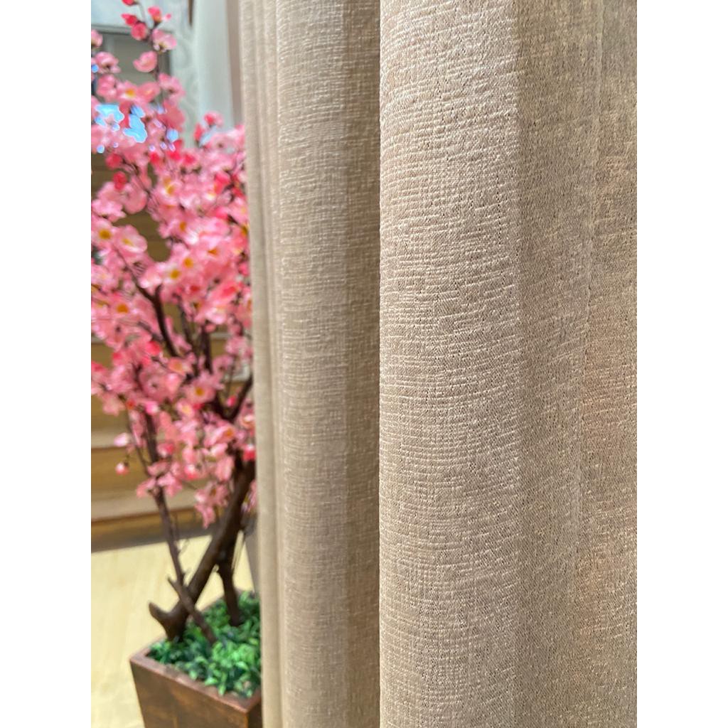 Jual Gorden Tirai Import Premium Blackout Rustic Moca Beige Minimalis ...