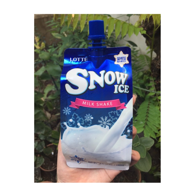 Jual Lotte Snow Ice Milk Shake Ice Cream 160ml Es krim Korea rasa Susu ...