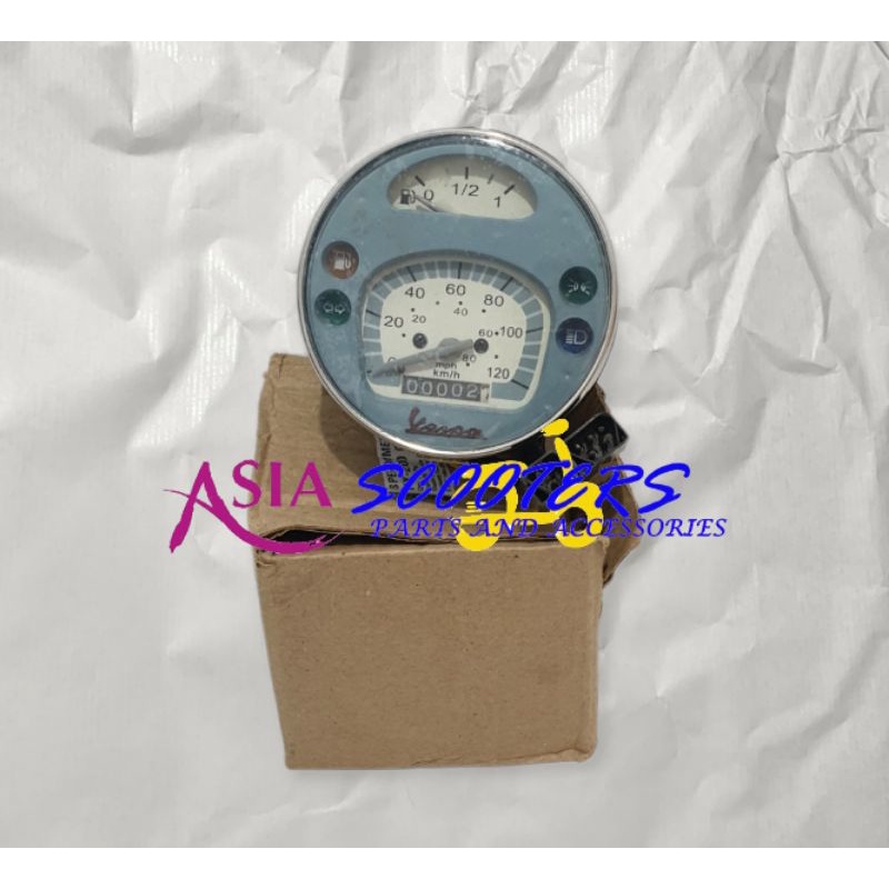 Jual Km Speedometer Vespa New Px Import Abu | Shopee Indonesia