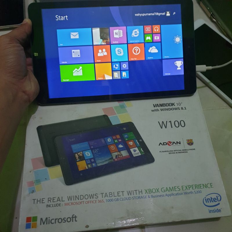 Jual Advan Vanbook W100 Komputer Tablet Advan Vandroid normal siap ...