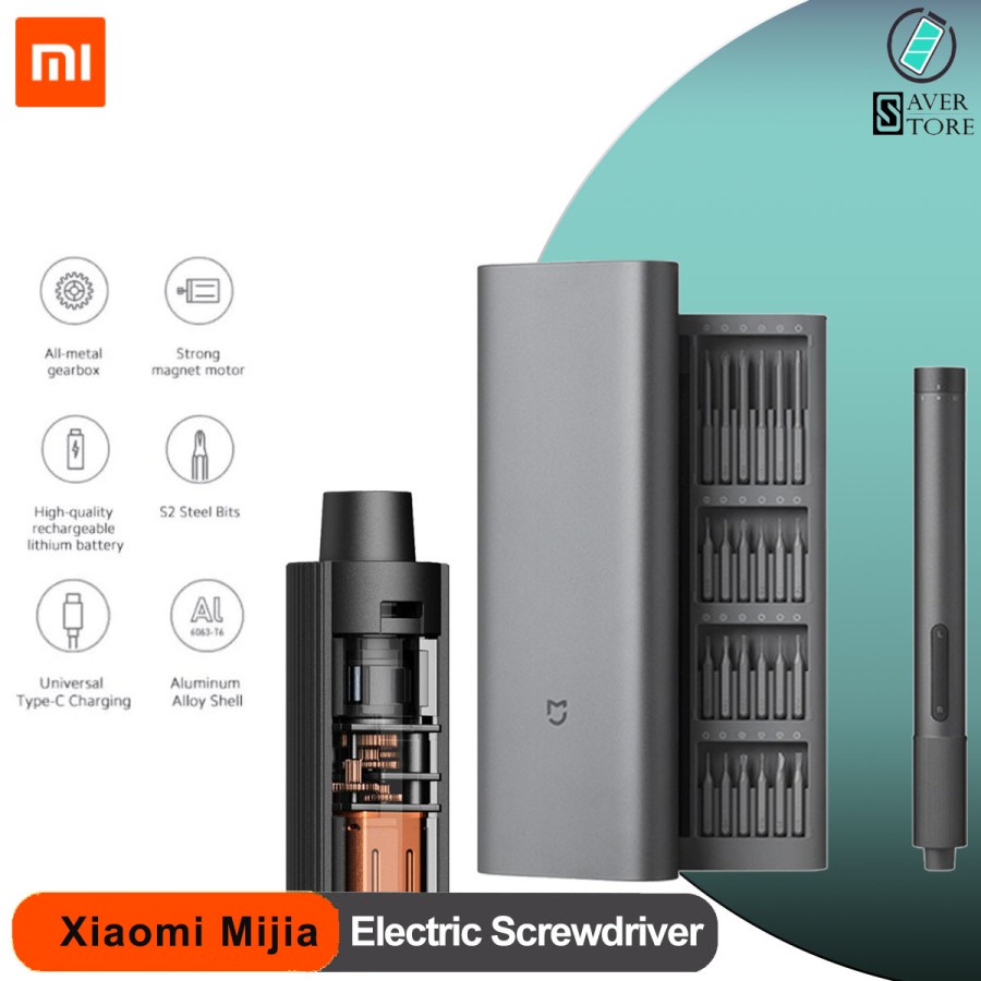 Jual MIJIA ELECTRIC PRECISION SCREWDRIVER 24 in 1 - Obeng Elektrik ...