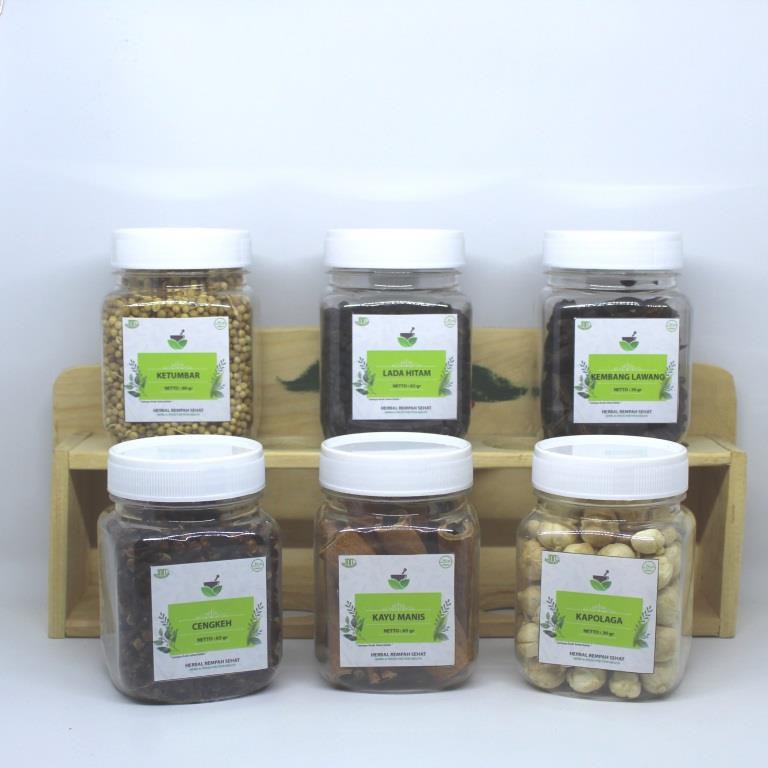 Jual PAKET REMPAH COMPLETE ORIGINAL (ASLI) 100% KEMASAN TOPLES ...