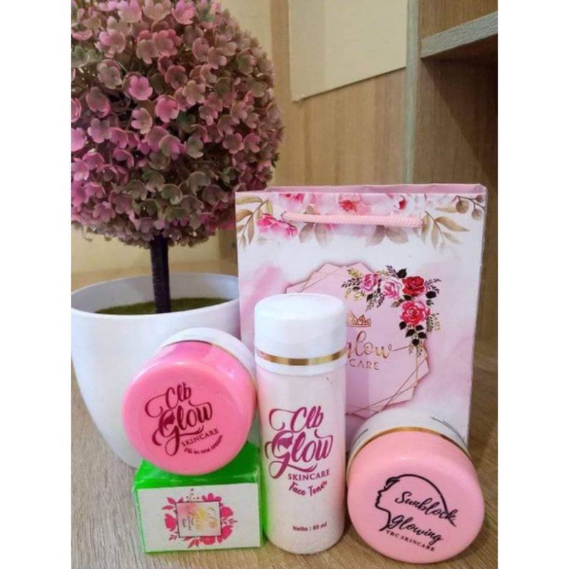 Jual CLB GLOW + SUNBLOK GLOWING TRC BPOM | Shopee Indonesia