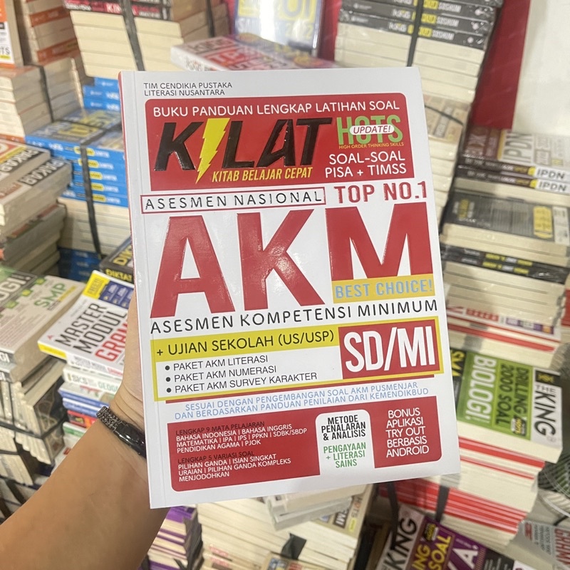 Jual BUKU AKM SD / MI KITAB BELAJAR CEPAT KILAT ASESMEN NASIONAL TOP NO ...