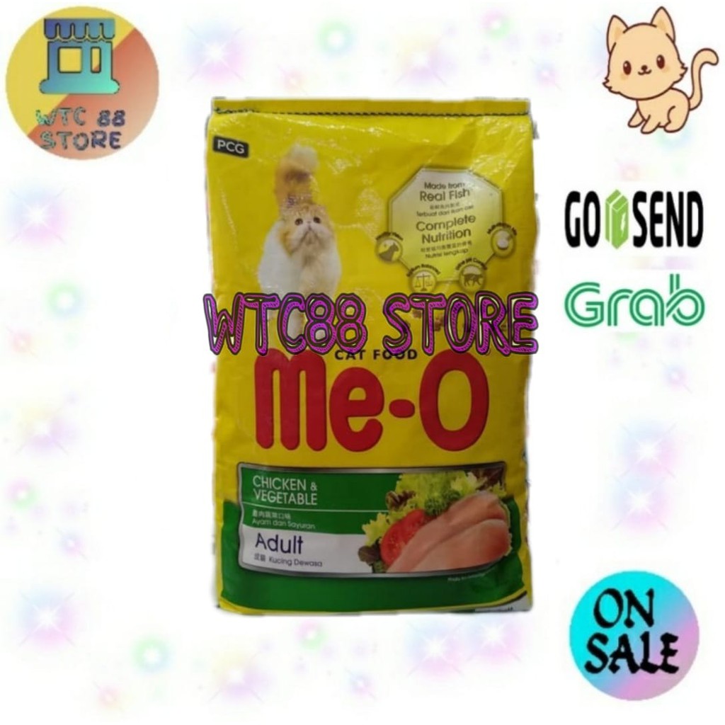 Jual makanan kucing Me-O / MEO CHICKEN VEGETABLE freshpack 7KG (GOSEND ...