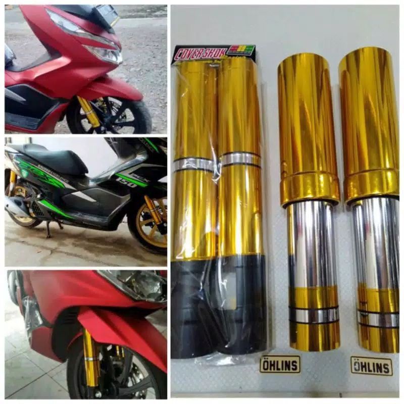 Jual Cover Shock PCX 150/160 ABS/CBS Depan Belakang | Shopee Indonesia