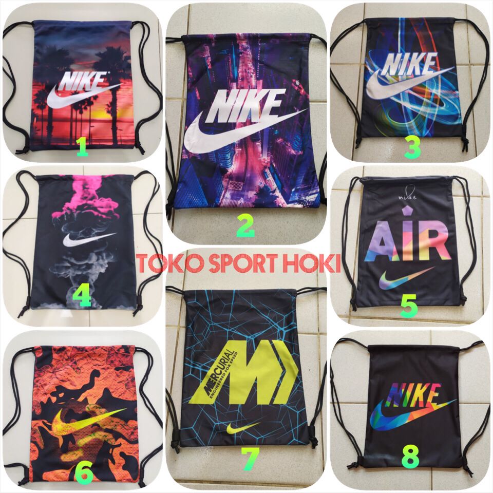Jual Tas ransel Nike / Tas serut / Tas serut Futsal / Tas Gym / Tas ...
