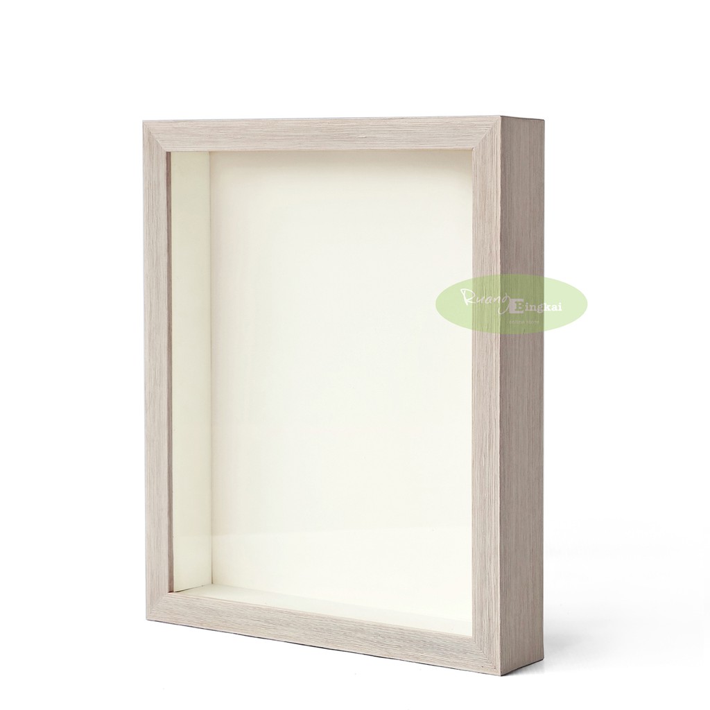 Jual Pigura Kaca 3D 25x30cm / Bingkai Kaca 3D Tekstur Minimalis / Frame ...