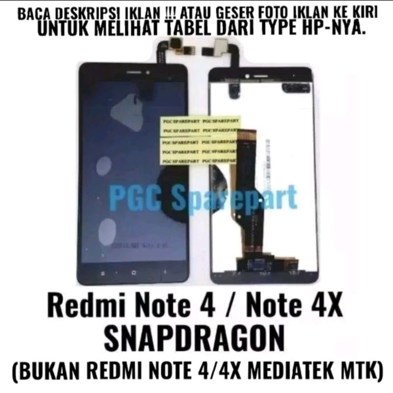 Jual Original OEM LCD Touchscreen Fullset Xiaomi Redmi Note 4 Snapdragon / Redmi Note 4X ...